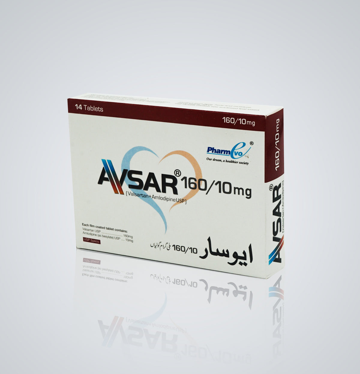 Buy AVSAR 10MG+160MG TAB | Online in Pakistan — MyPharmEvo
